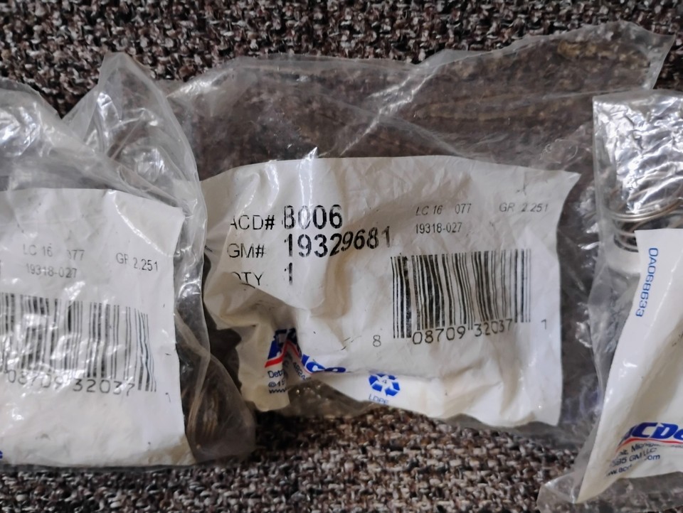 (3ct) GM & AC Delco OEM 19329681 8006 Spark Plug Wire Heat Shield for ...