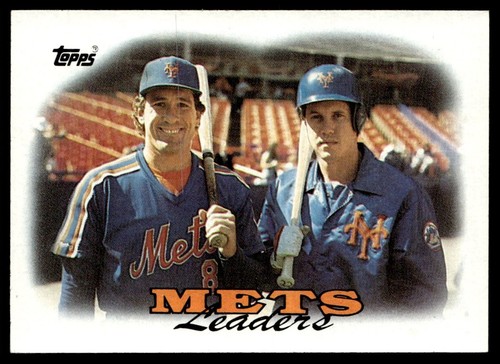 1988 Topps New York Mets Team Leaders New York Mets #579 | eBay