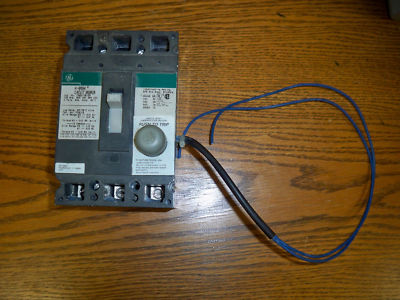 GE THED136125 & TEDUV8 125A 3P W/ 24V DC Undervoltage Release Used | eBay