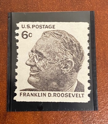 Scott 1284 US Stamp 1966 6c F.D.R. Franklin D. Roosevelt Prominant ...