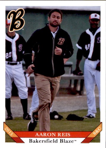 2015 Bakersfield Blaze Grandstand #22 Aaron Reis Edwardsville Illinois ...
