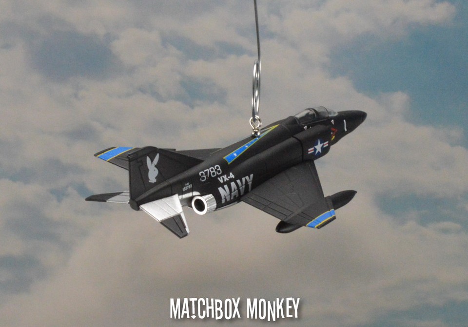 Phantom F-4J USA Navy Christmas Ornament VX-4 Black Bunny Vandy 1 F4 F ...