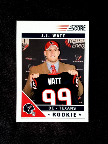 2011 SCORE JJ WATT ROOKIE CARD # 340 NM/MT+ HOUSTON TEXANS SHARP! | eBay