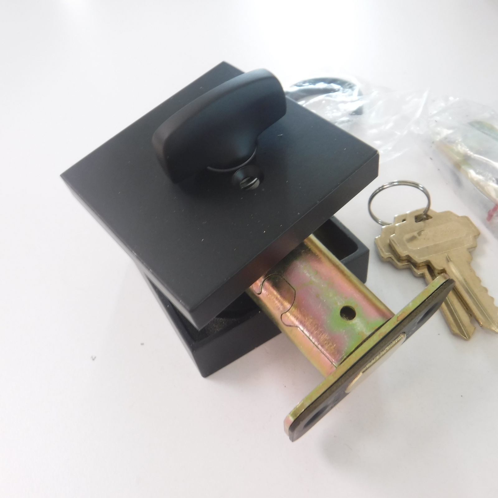 Emtek 8469US15 EMT 8469 Us15 Square SGL CYL DB 238 234 BS for sale ...