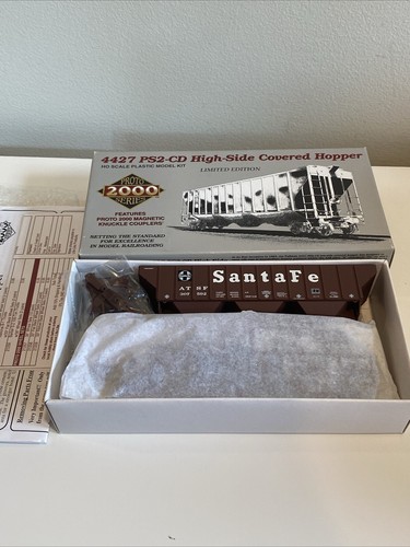 PROTO 2000 Limited Edition 21869 Covered Hopper Santa Fe #307592 HO ...