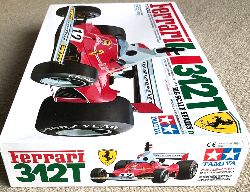 TAMIYA 1/12 FERRARI 312T F1 Racing Car Plastic Model Kit Big Scale ...