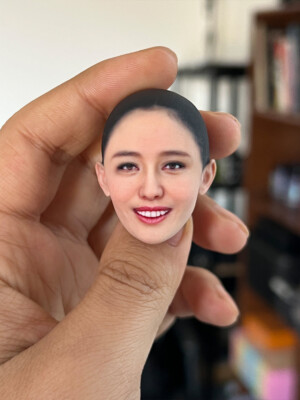 1/12 Liliya Asian Girl Head Sculpt Carved Fit 6" Female Action Figure ...