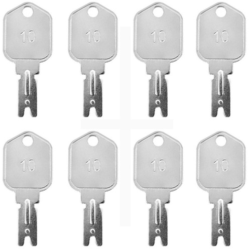 8X Forklift 166 1430 Key for Daewoo Skid Steer 430 440 450 New Holland ...