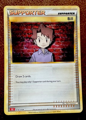 Pokemon HOLO Bill Support Cards. NM/MINT Classic Collection | eBay