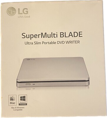 LG Super Multi Blade 8x Portable DVD Writer Rewriter M-DISC ...