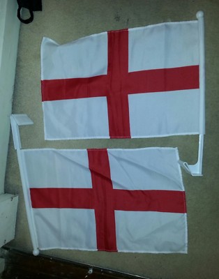 England Car Window Flags x10 St Georges Cross Car England Flag | eBay UK
