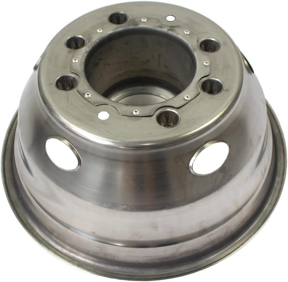 19.5" 8 Lugs Stainless Steel Wheel Simulators for 2003-2004 Ford F450 ...