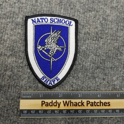 NATO School SHAPE Patch SUPREME HEADQUARTERS ALLIED POWERS EUROPE | eBay