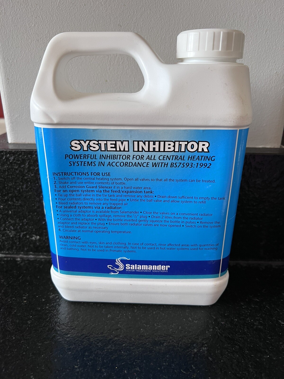 New Sealed Central Heating SYSTEM INHIBITOR SALAMANDER CORROSION GUARD ...