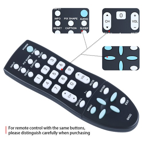 GXCC For Sanyo LCD TV Remote Control DP26640 DP19648 DP19649 DP26649 ...