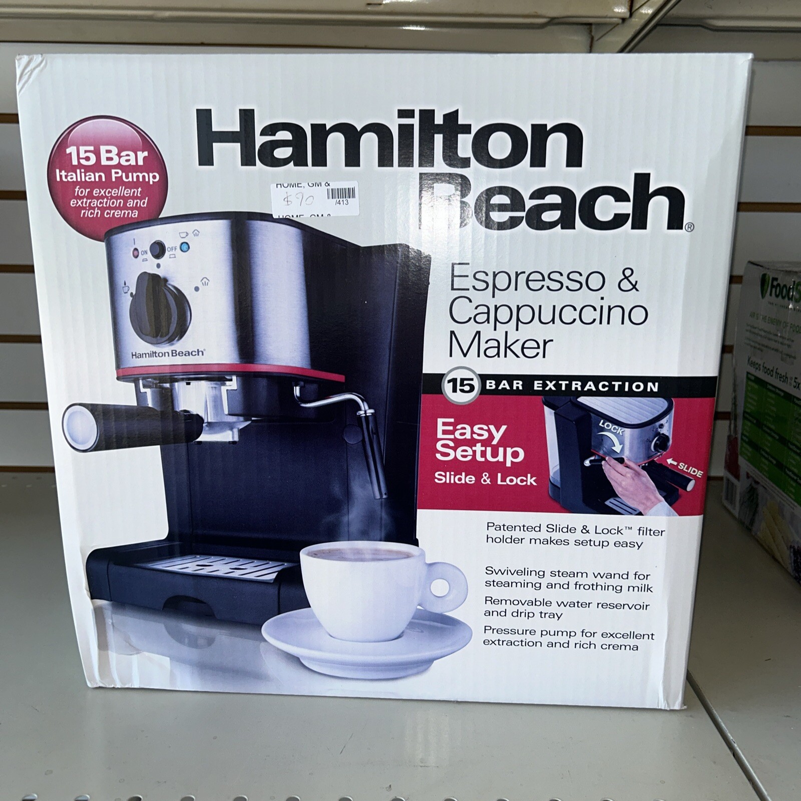 Hamilton Beach 40792 Espresso & Cappuccino Maker Black for sale online ...