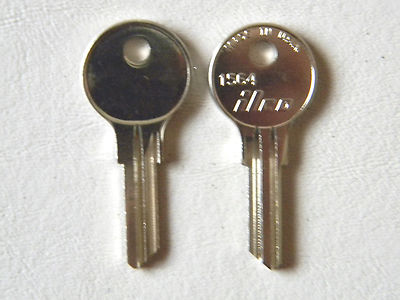 Kennedy Toolbox Key Blanks (2) Ilco 1564 - Newer Boxes- Round Head Key ...