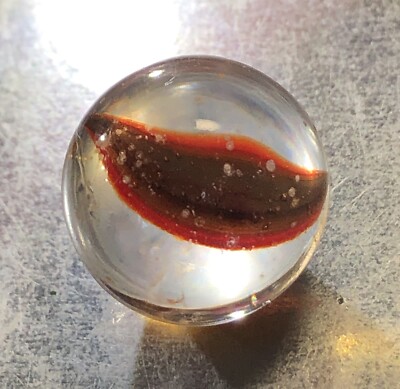 Japanese Cat's Eye Marble Or Peltier Banana Hybrid “Halloween Bat” .645 ...