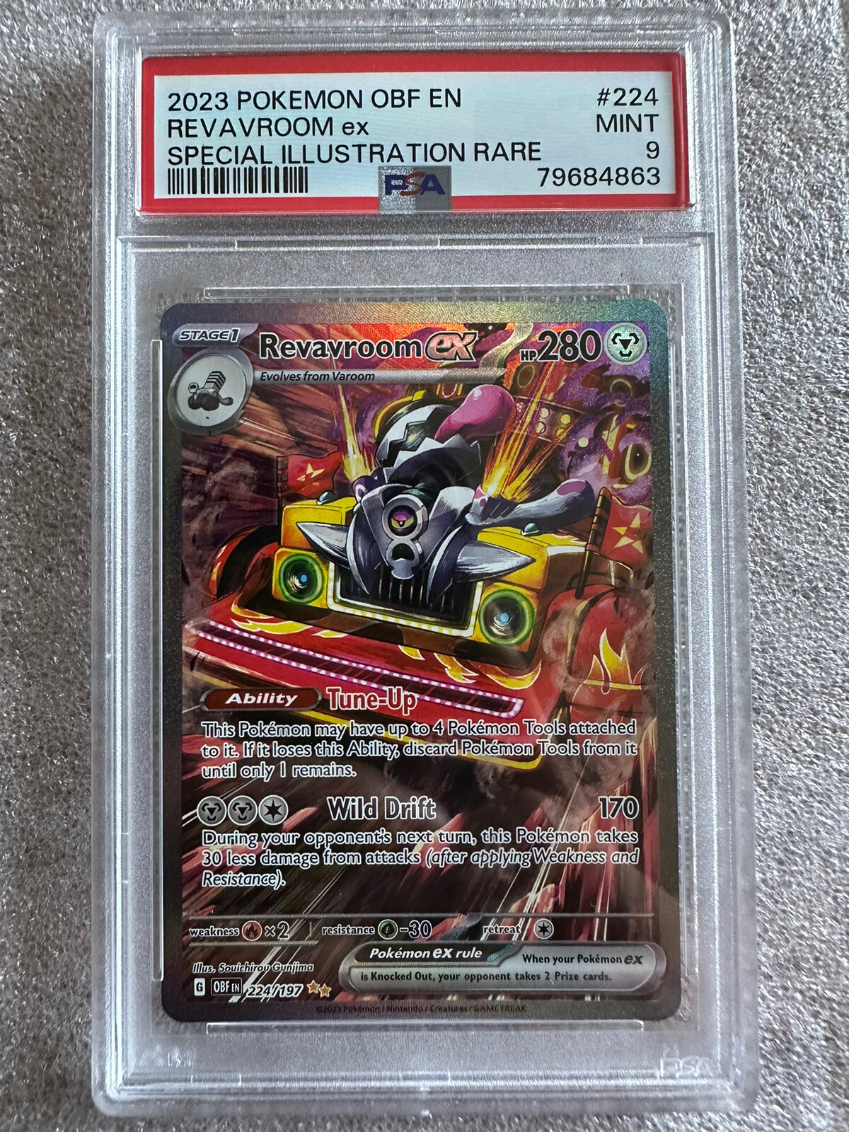 Pokemon Obsidian Flames Revaroom ex 224/197 PSA 9 | eBay