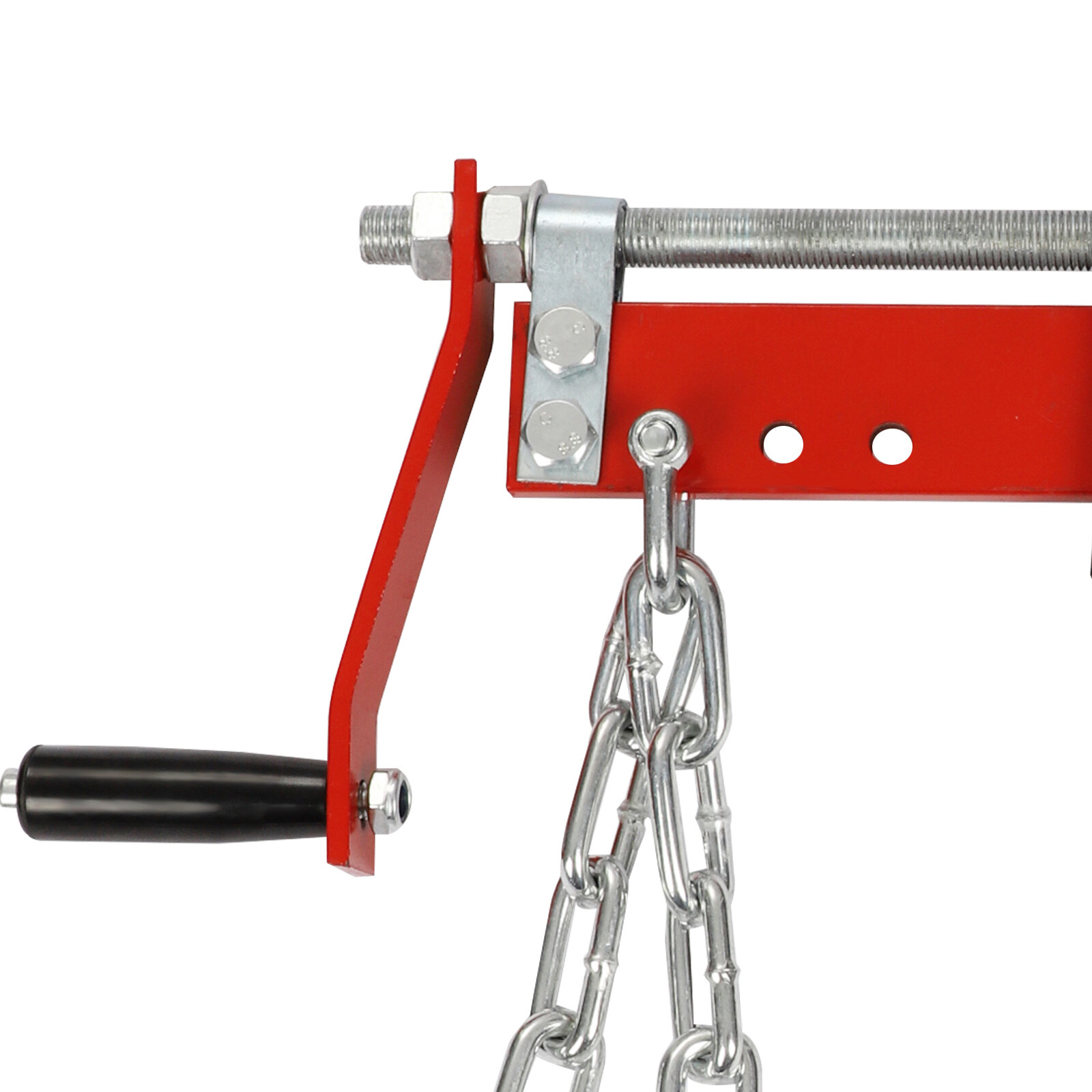 2000LB 900KG ENGINE LEVELLER CRANE HOIST CHAIN LOAD GARAGE LIFT LOADING ...