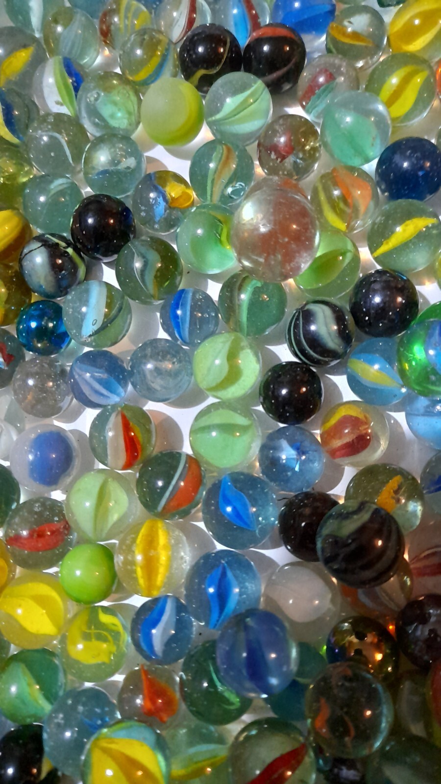 Job Lot Vintage Antique Marbles Collectable Glass Marbles 473 In Total ...