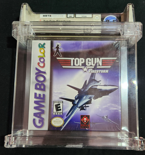 Nintendo Game Boy Color TOP GUN Firestorm * Brand New GRADED WATA ...