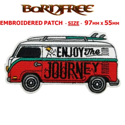 EMBROIDERED PATCH KOMBI VAN VW VOLKSWAGEN BEETLE CAR VAN VEST SHIRT ...