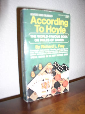 According to Hoyle by Richard Frey (Crest, Paperback) 9780449236529| eBay