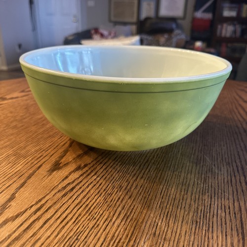 Vintage PYREX Green Mixing Nesting Bowl #404, 4QT | eBay