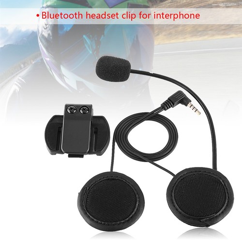 Motorcycle Intercom Accessories Helmet Headset Cable And Clip For V4 ...