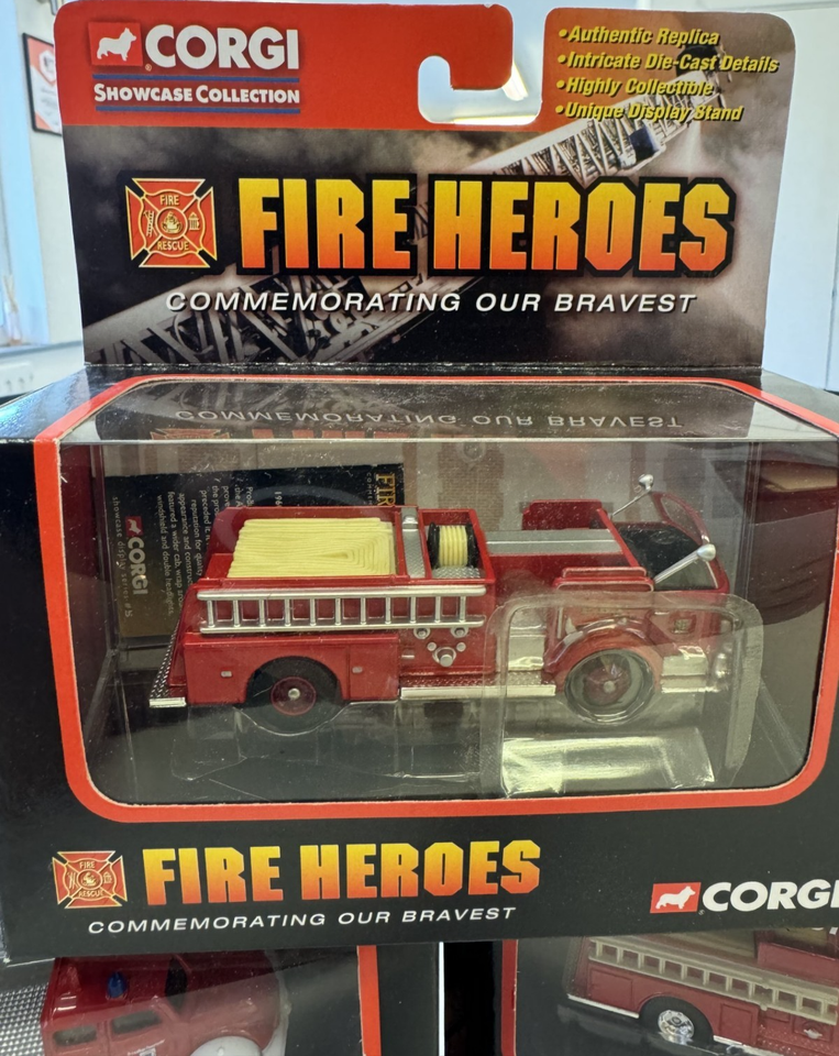 8 x Corgi Fire Heroes Die Cast Model Vehicles - Chicago Fire Department ...