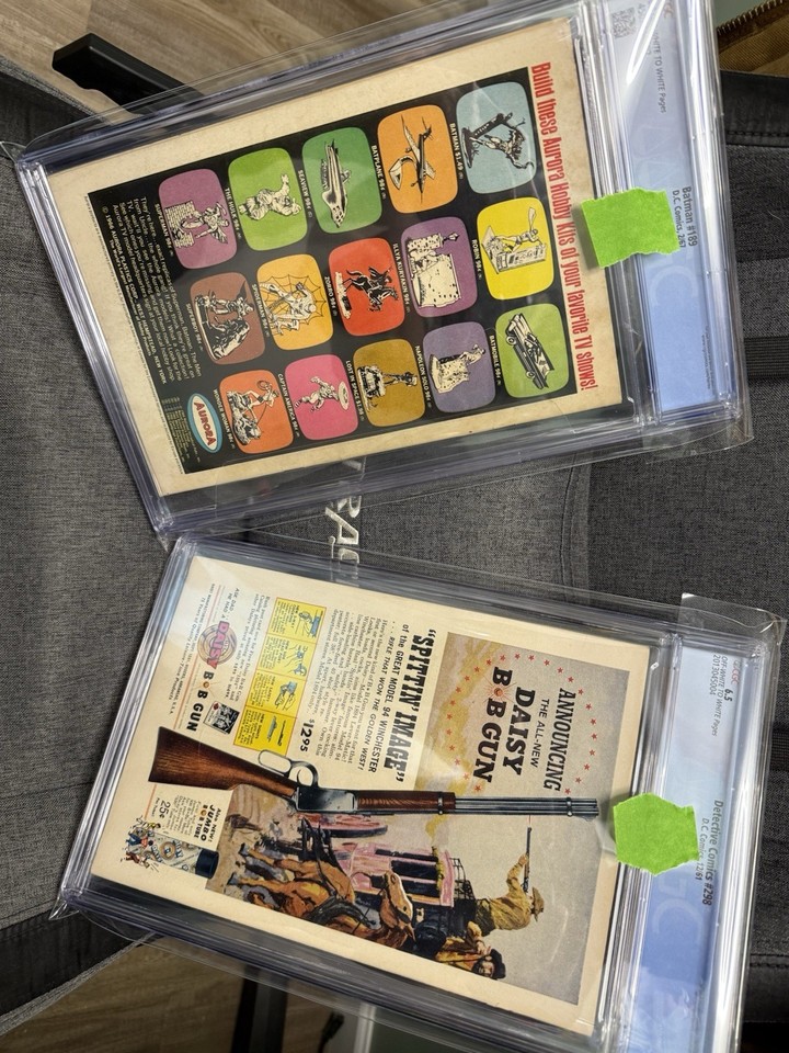 Detective Comics #298 & Batman #189 First Silver Age Clayface/Scarecrow ...