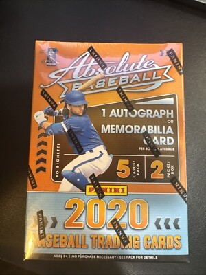 2020 Panini Absolute Baseball Blaster Box 1 Auto or Memorabilia FACTORY ...