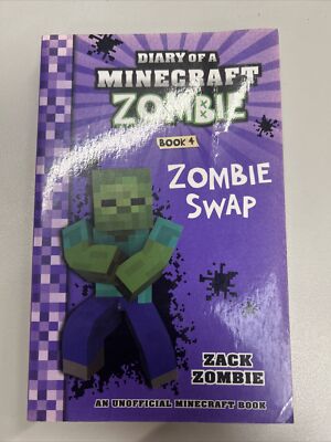 Diary Of A Minecraft Zombie Book 4 Zombie Swap by Zack Zombie | eBay ...
