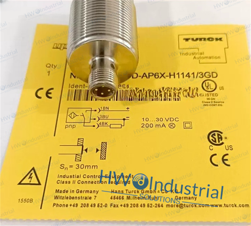 1/piece NI30U-EM30WD-AP6X-H1141/3GD Sensor TURCK Proximity Switch New ...