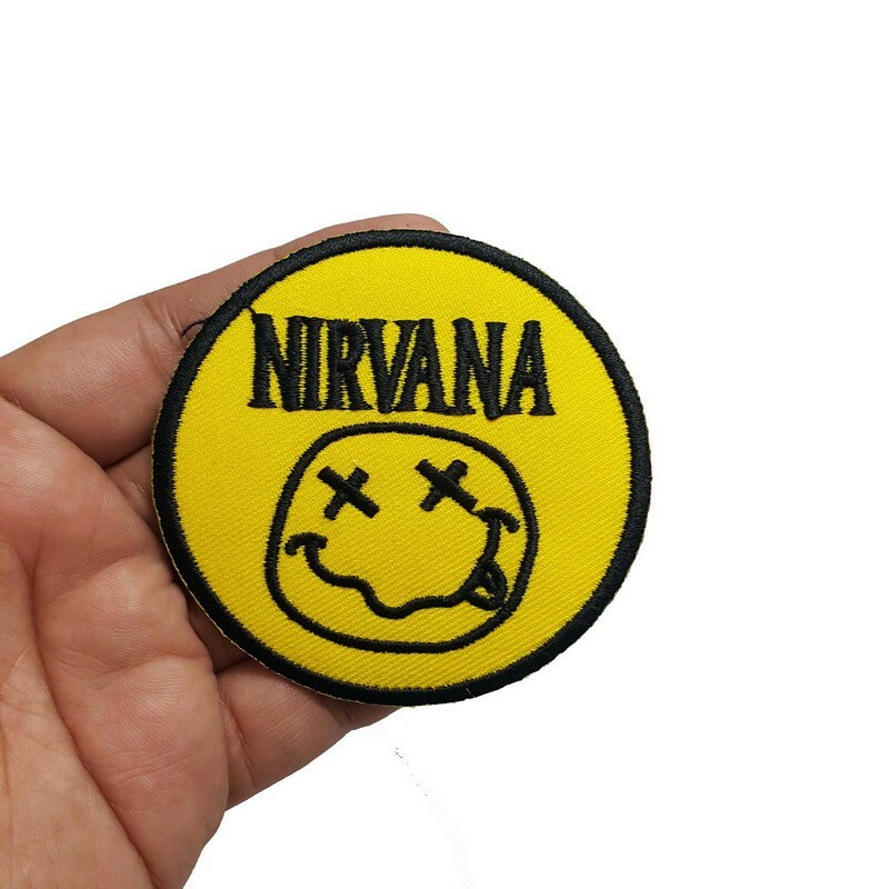 100 pcs Music Band Punk Rock Heavy Metal Logo Sew Embroidered Iron on ...