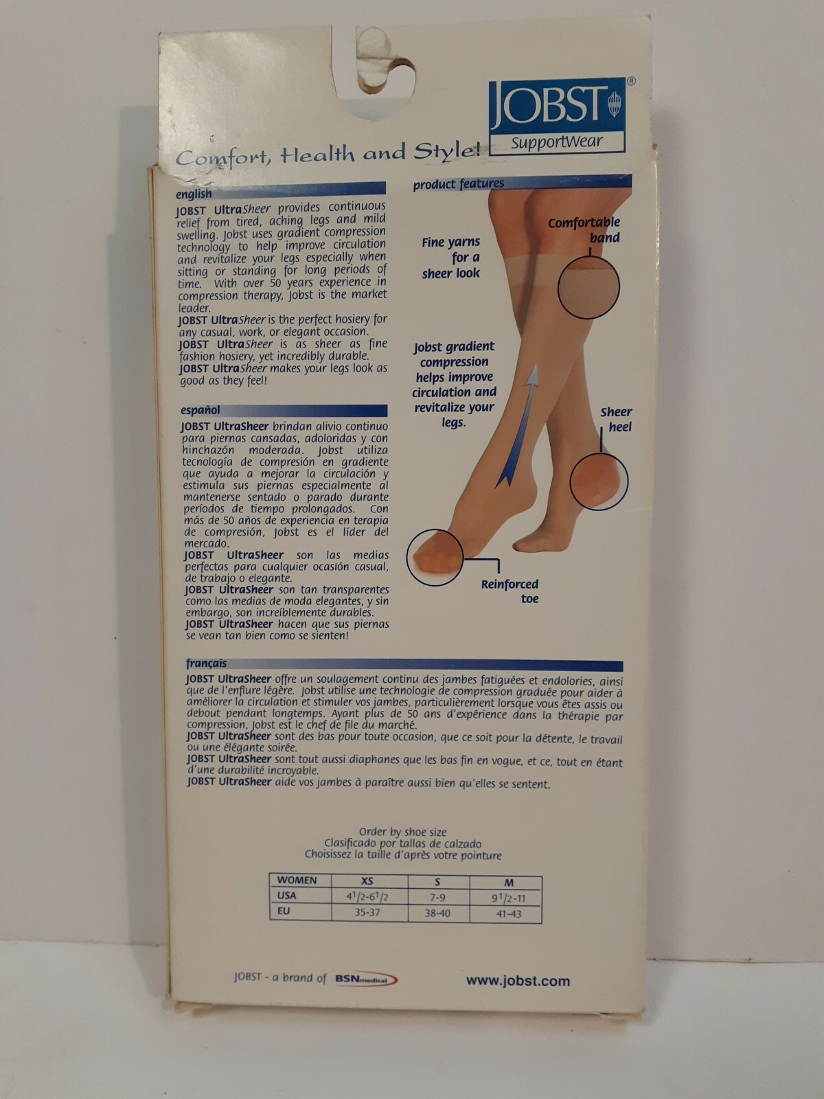 Jobst soSoft Knee High - Sand - 8-15 mmHg - MD Brocade for sale online ...