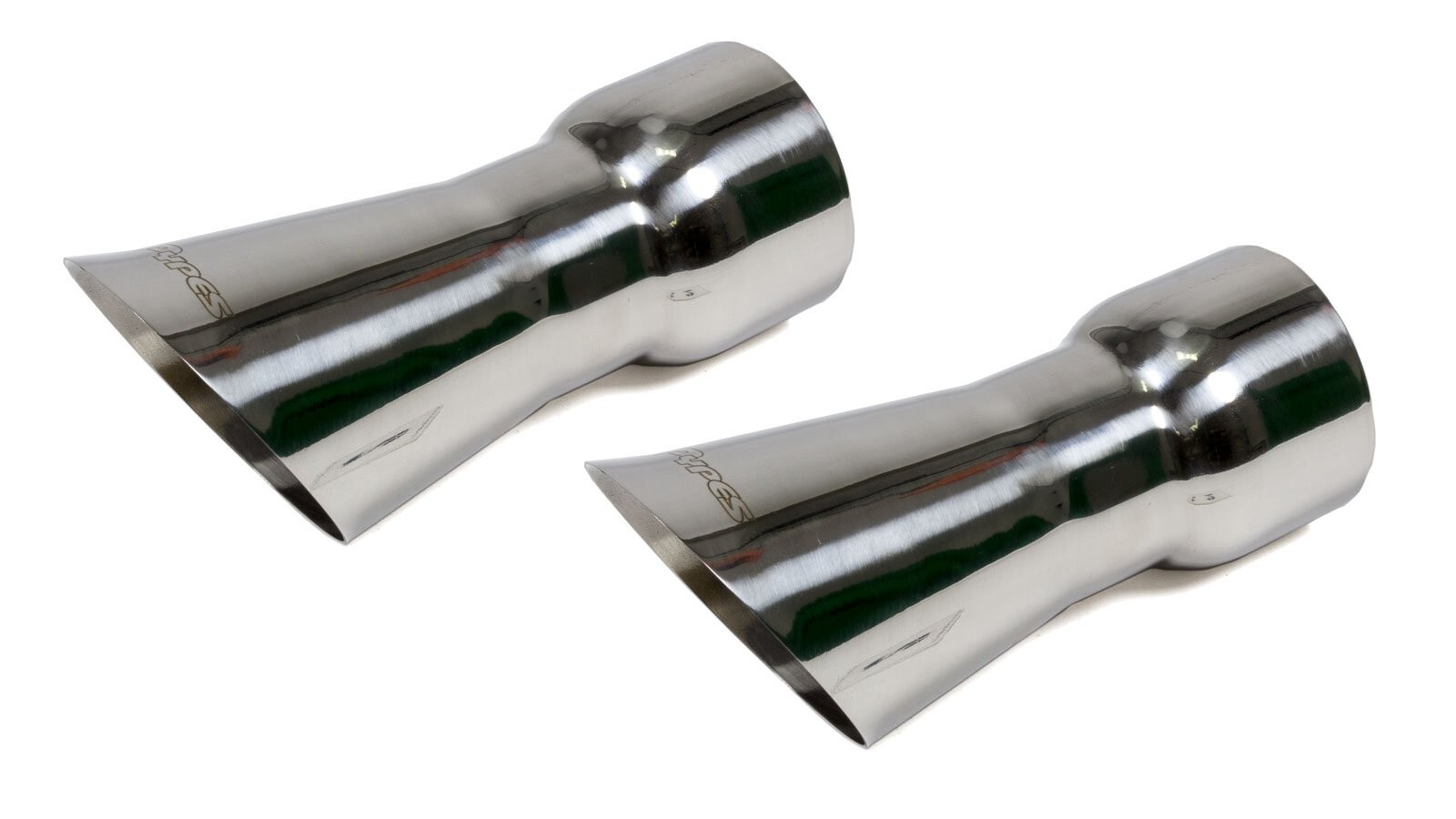 Pypes Performance Exhaust EVT35 3" Trumpet Exhaust Tips Set 68-72 ...