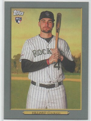2020 Topps Series 2 TURKEY RED #37 Sam Hilliard Colorado Rockies RC ...