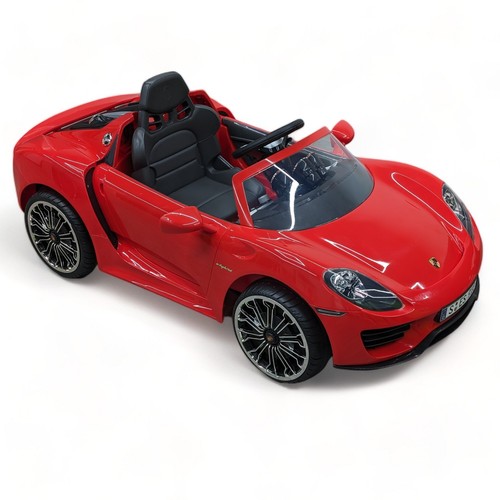 Roleplay 6 Volt Porsche 918 Spyder Kids Ride-On Vehicle Car Toy - Red ...