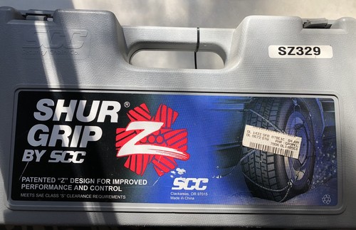 SCC Shur Grip Z Passenger Car Tire Traction Chain Set: SZ329 | eBay