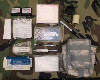 Super Rare GWOT US Military Issue CSI Evidence Collection Kit Complete ...