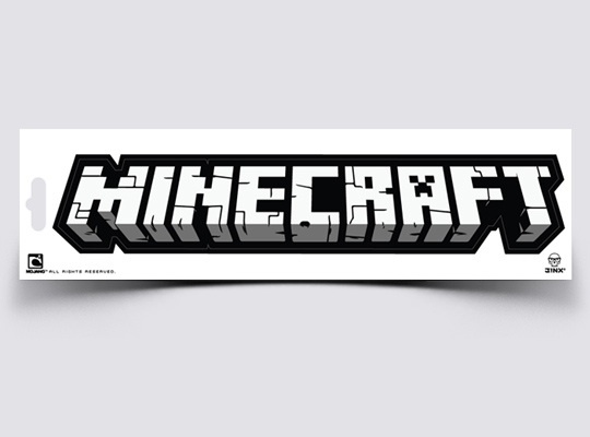 Minecraft Logo Sticker