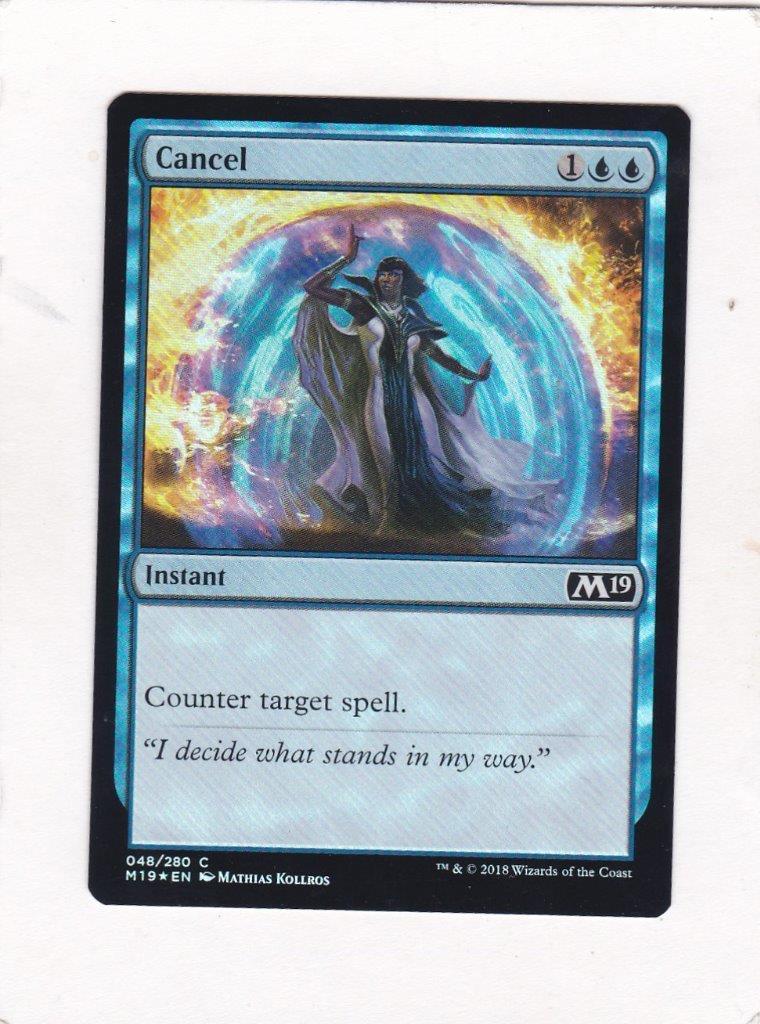 Magic: MTG: M2019: Cancel **Foil** | eBay