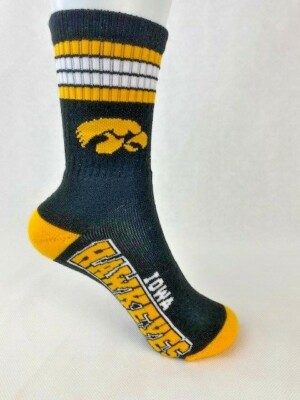 Iowa Hawkeyes Crew Youth Socks | eBay