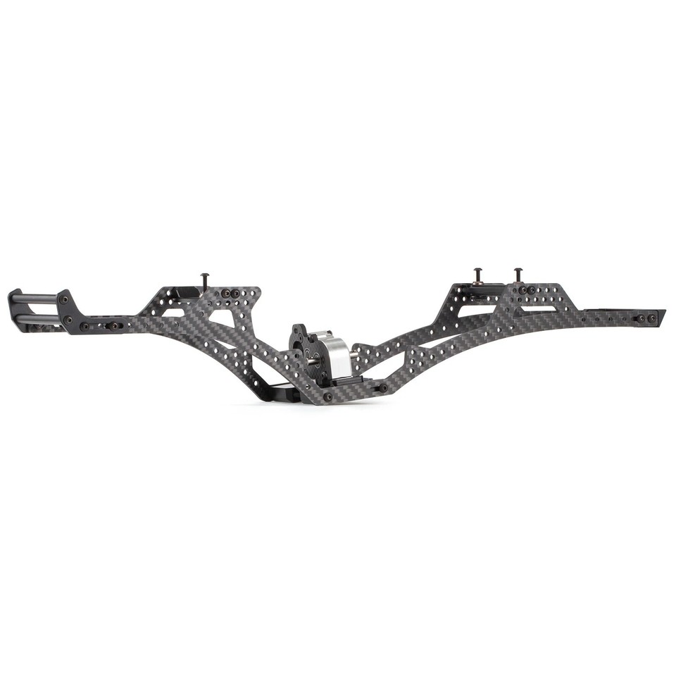Carbon LCG Chassis Rails Portal Transmission for 1/10 RC Crawler Capra ...