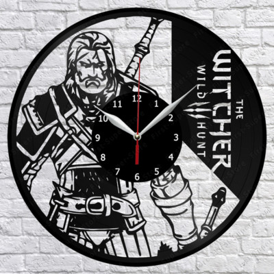 The Witcher Vinyl Record Wall Clock Fan Art Home Decor 12" 30cm 1362 | eBay