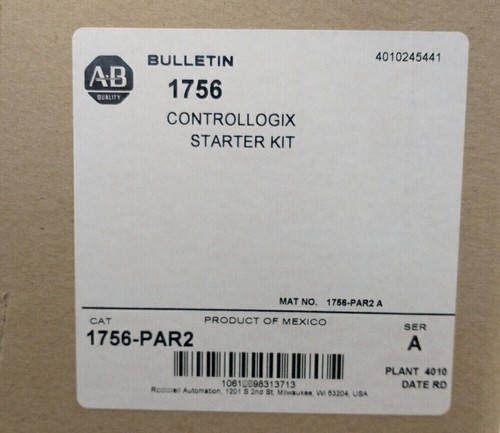 New Sealed Allen-Bradley 1756-PAR2 / SER A ControlLogix Starter | eBay