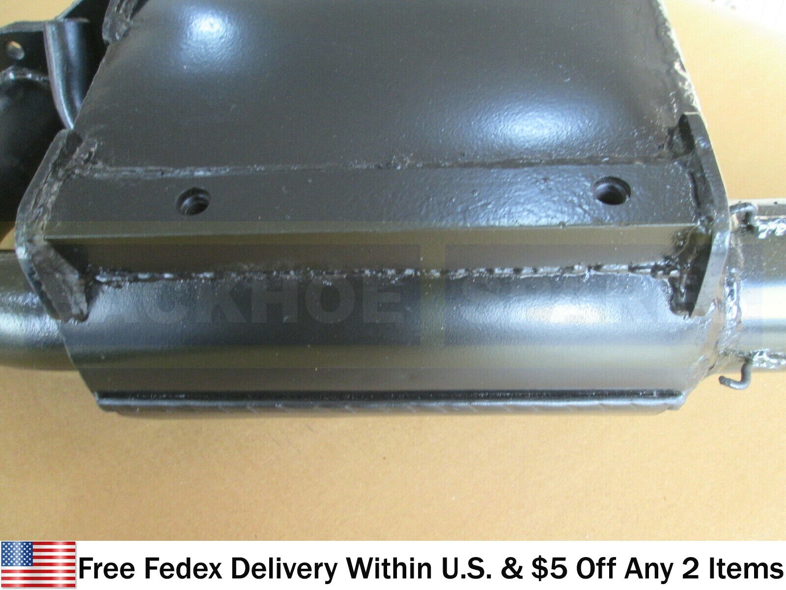 JCB PARTS - SILENCER EXHAUST BOX, JCB DIESELMAX ENGINE (128/H2997 400 ...