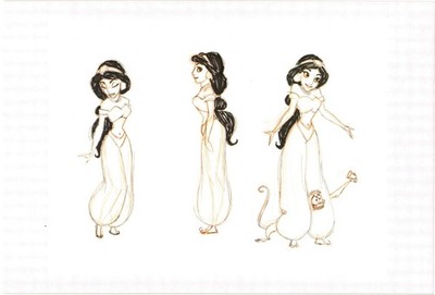 Disney's Aladdin Concept Art by Mark Henn Postcard Unposted | eBay